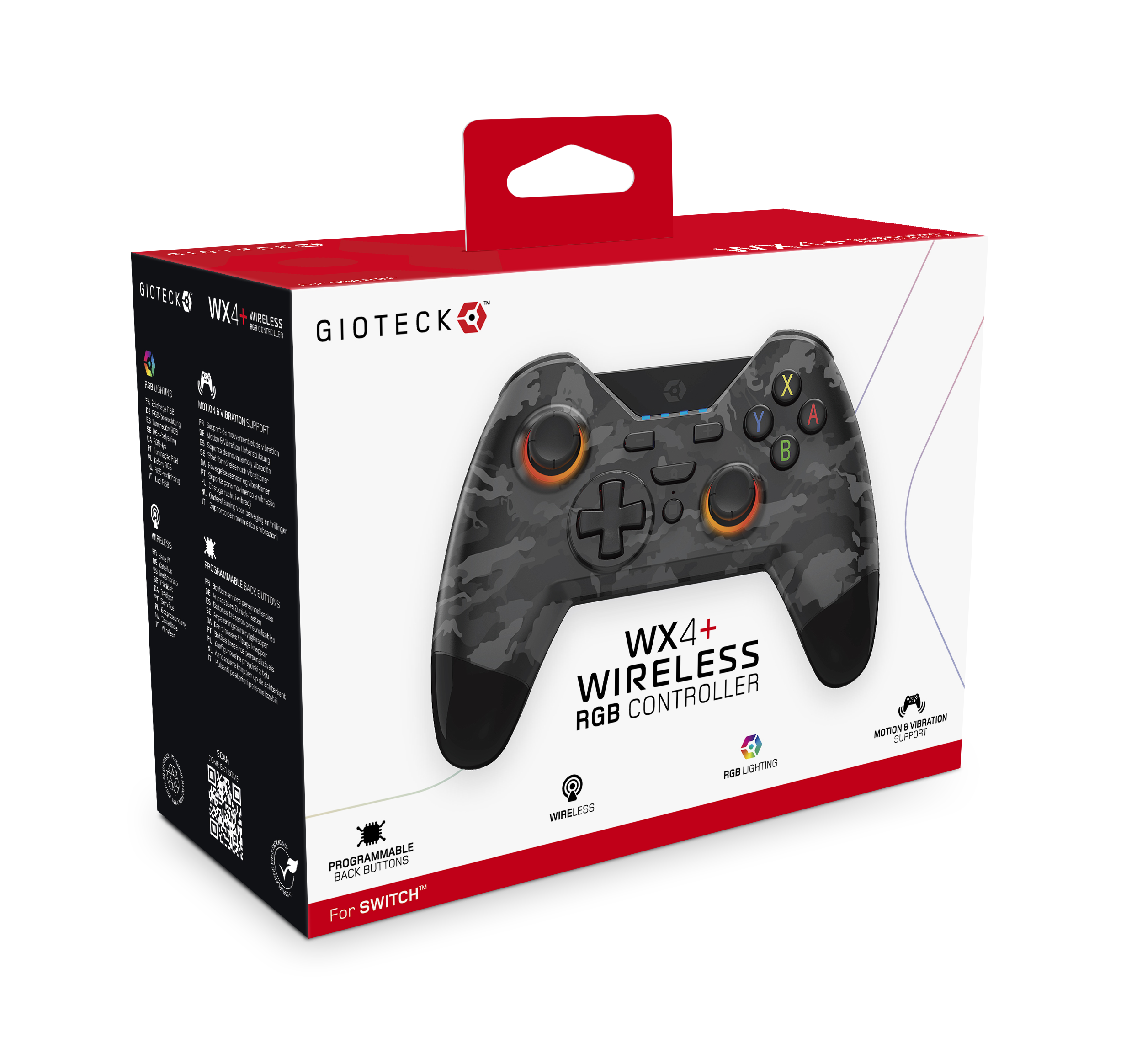 Gioteck WX4 Wireless Premium Controller [Dark] {Switch}